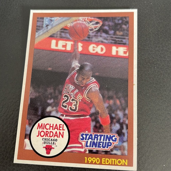Vintage | Other | 99 Michael Jordan Starting Lineup Card 1990 Edition ...